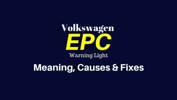 Volkswagen EPC Light - Signification, Causes Et Correctifs - Codes OBD OBD II Codes De Panne ...